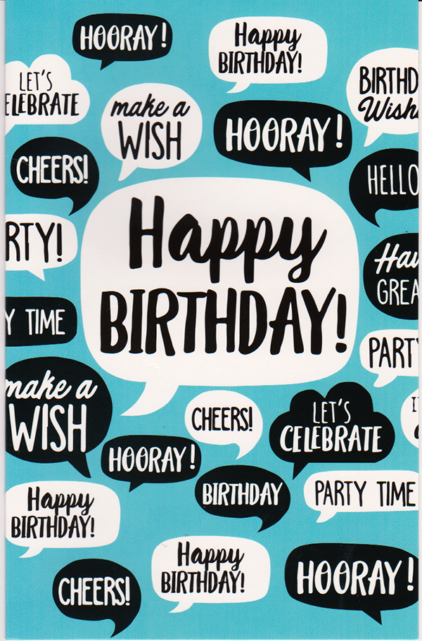 Wrapped General Birthday cards