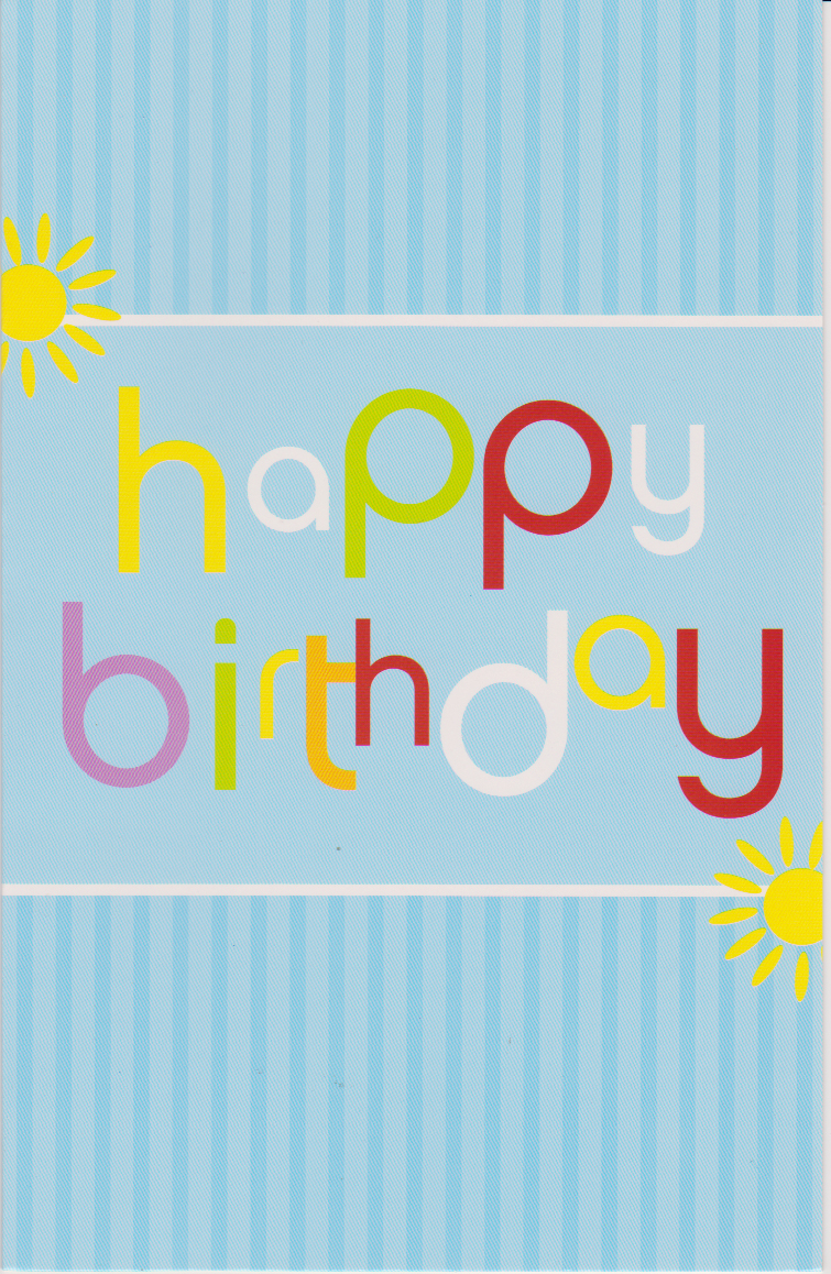 Wrapped General Birthday cards