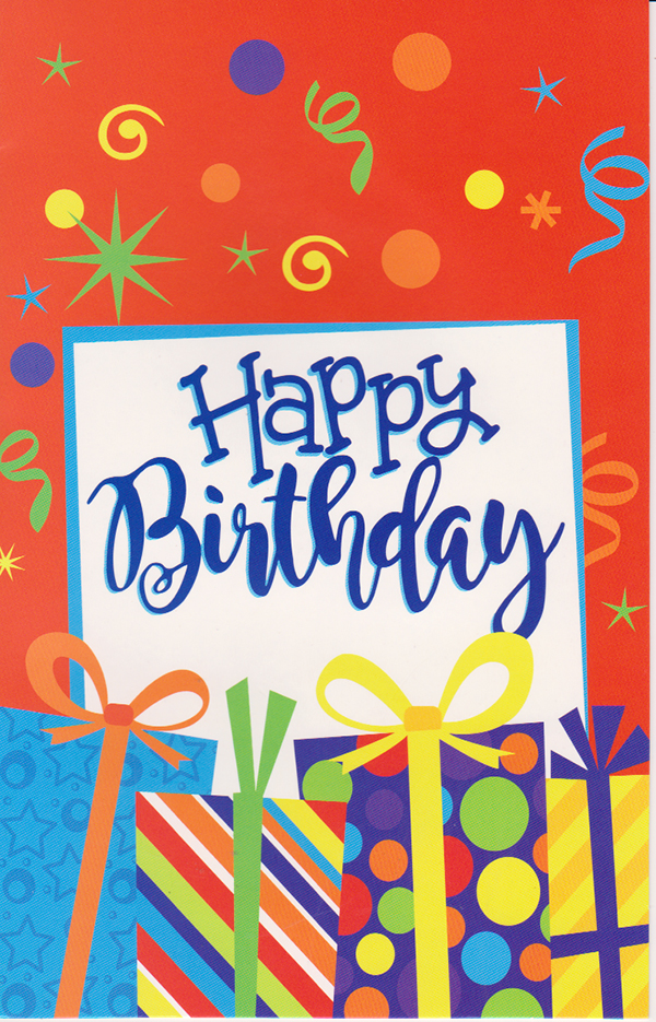 Wrapped General Birthday cards