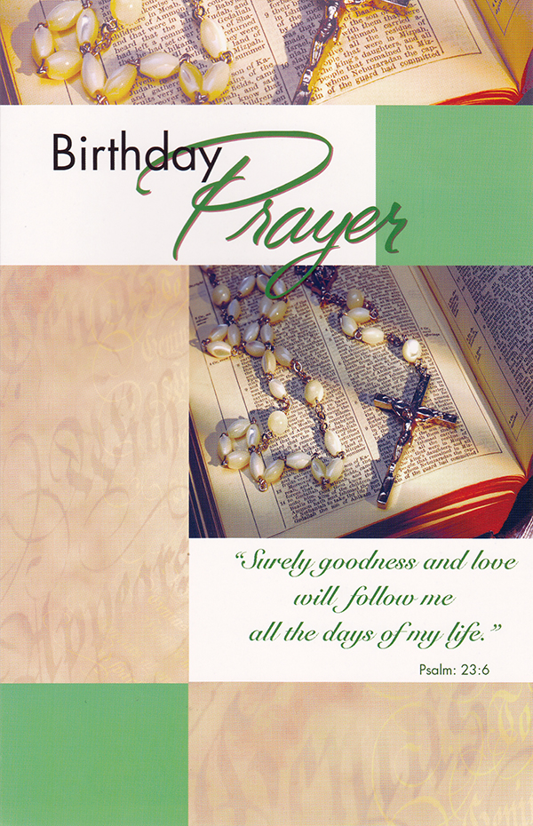 Wrapped Religious Birthday cards